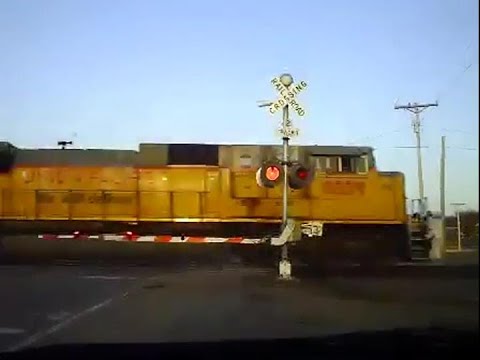 UP 8059 (Now NS 7287) South Manifest Train Filmed At Kasper Middle Crossing (2009-2010) - YouTube