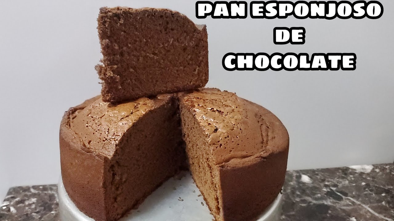 Pan esponjoso de chocolate 🍫 para tres leches/ selva negra - YouTube