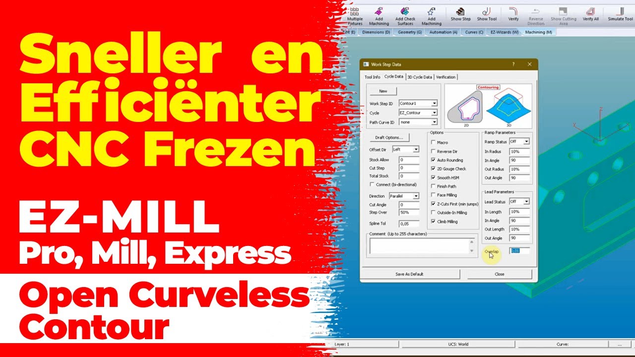 Open Curveless contour V2023 www.ezcam.eu EZCAM - Snelle en ...