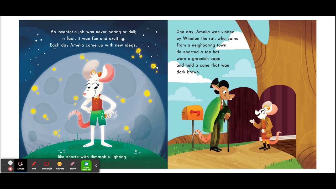 Amelia the Mouse: Inventor Extraordinaire Read Aloud, Part 1 - YouTube