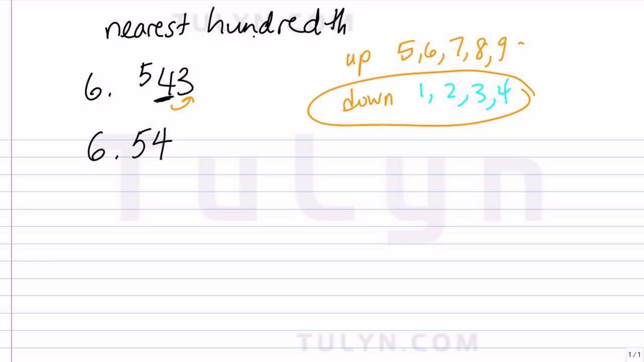 Rounding To Nearest Hundredths YouTube