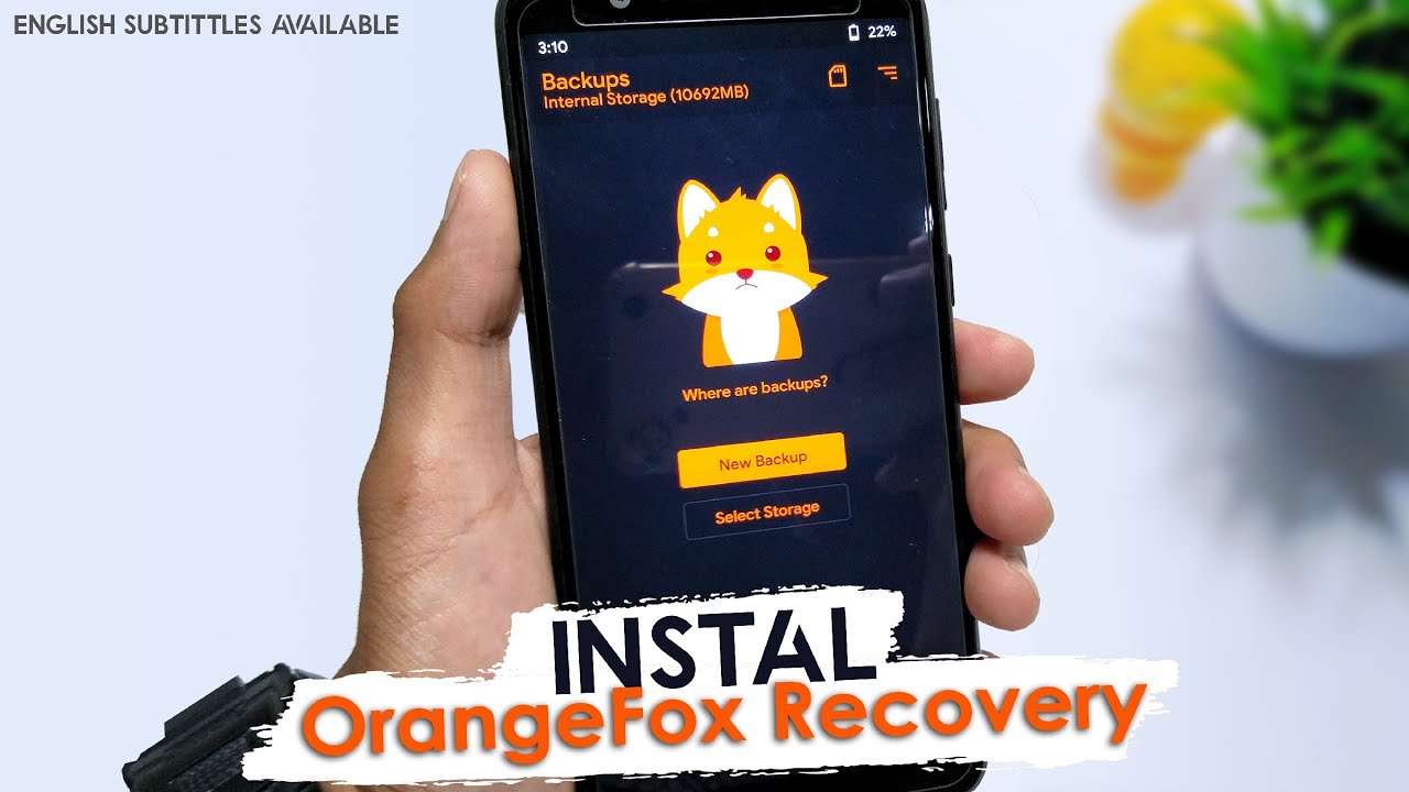 Install OrangeFox Asus Zenfone Max Pro M1 Android 10 - YouTube