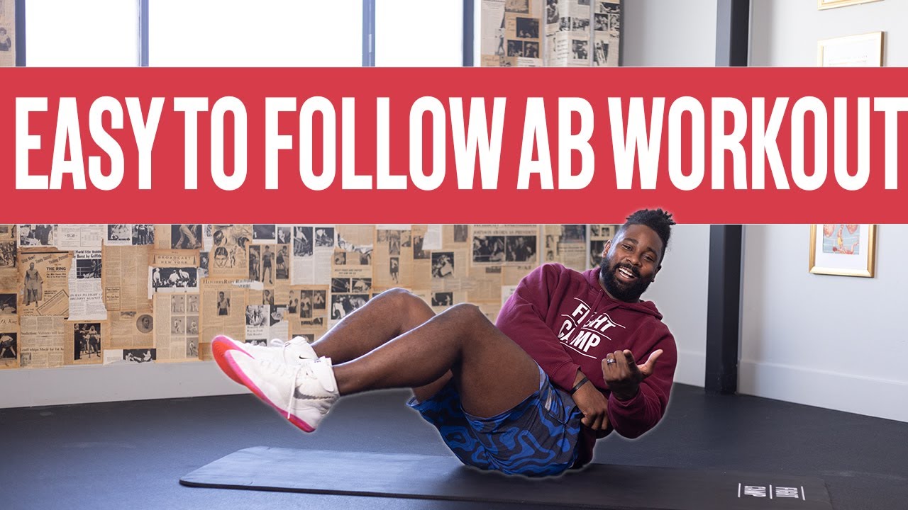 EASY TO FOLLOW ALONG AB WORKOUT | 15 MINUTES - YouTube