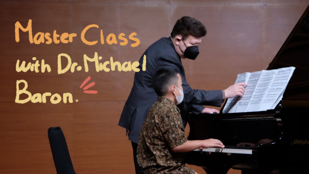 MASTERCLASS - Piano Masterclass with Dr. Michael Baron- Samuel - YouTube