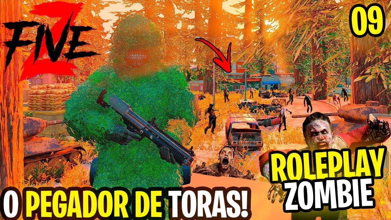 GTA RP ZUMBI - PEGO TORA COMO NINGUEM! - (FiveZ Brazil) - YouTube