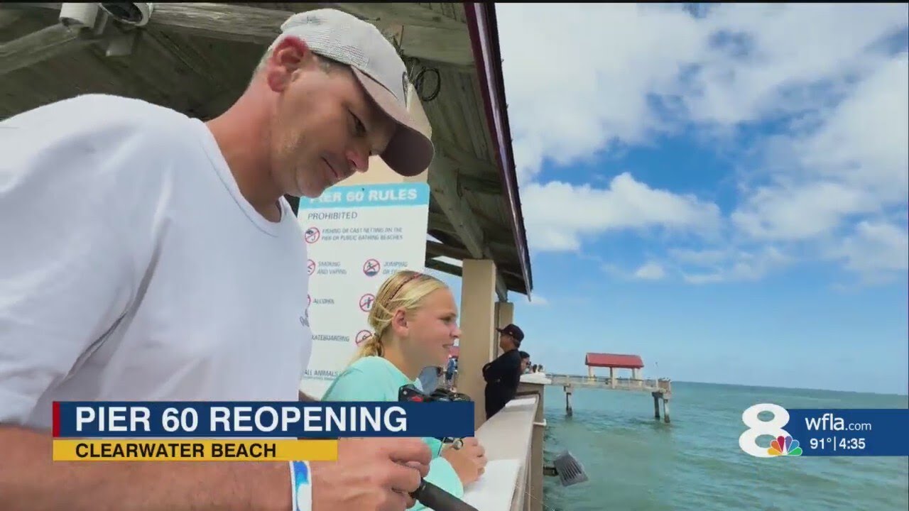 Pier 60 Reopens After 11 Months: Clearwater Beach Locals Celebrate ...