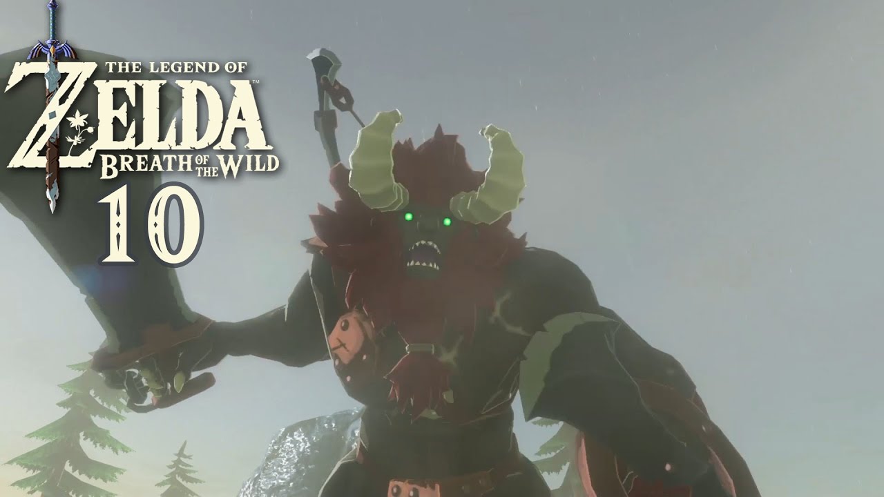 ⚔ Zelda: Breath of the Wild Switch - Lynel le CENTAURE ÉLECTRIQUE #10 ...