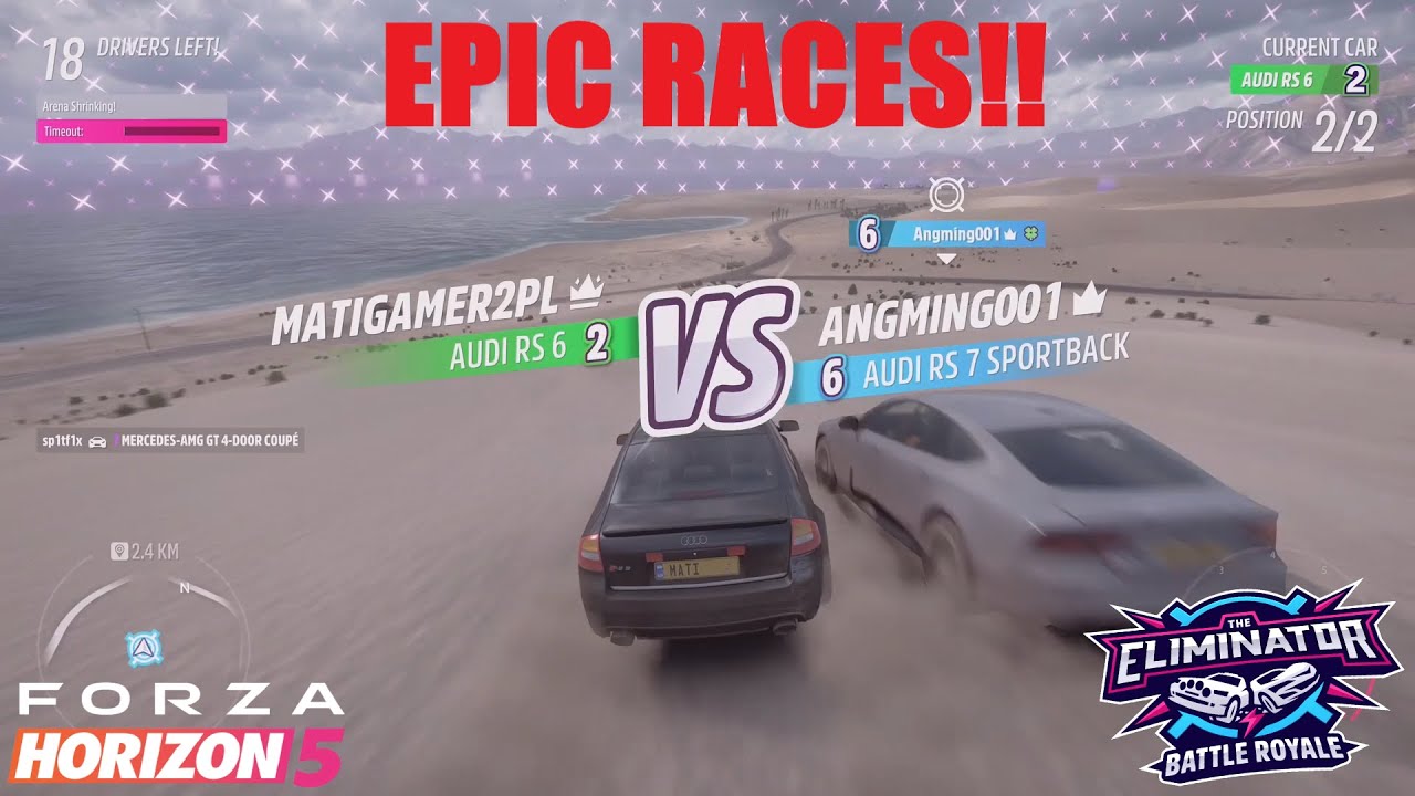 FH5 THE ELIMINATOR - EPIC CLOSE RACES AND BEATING HIGH LEVEL CARS ...
