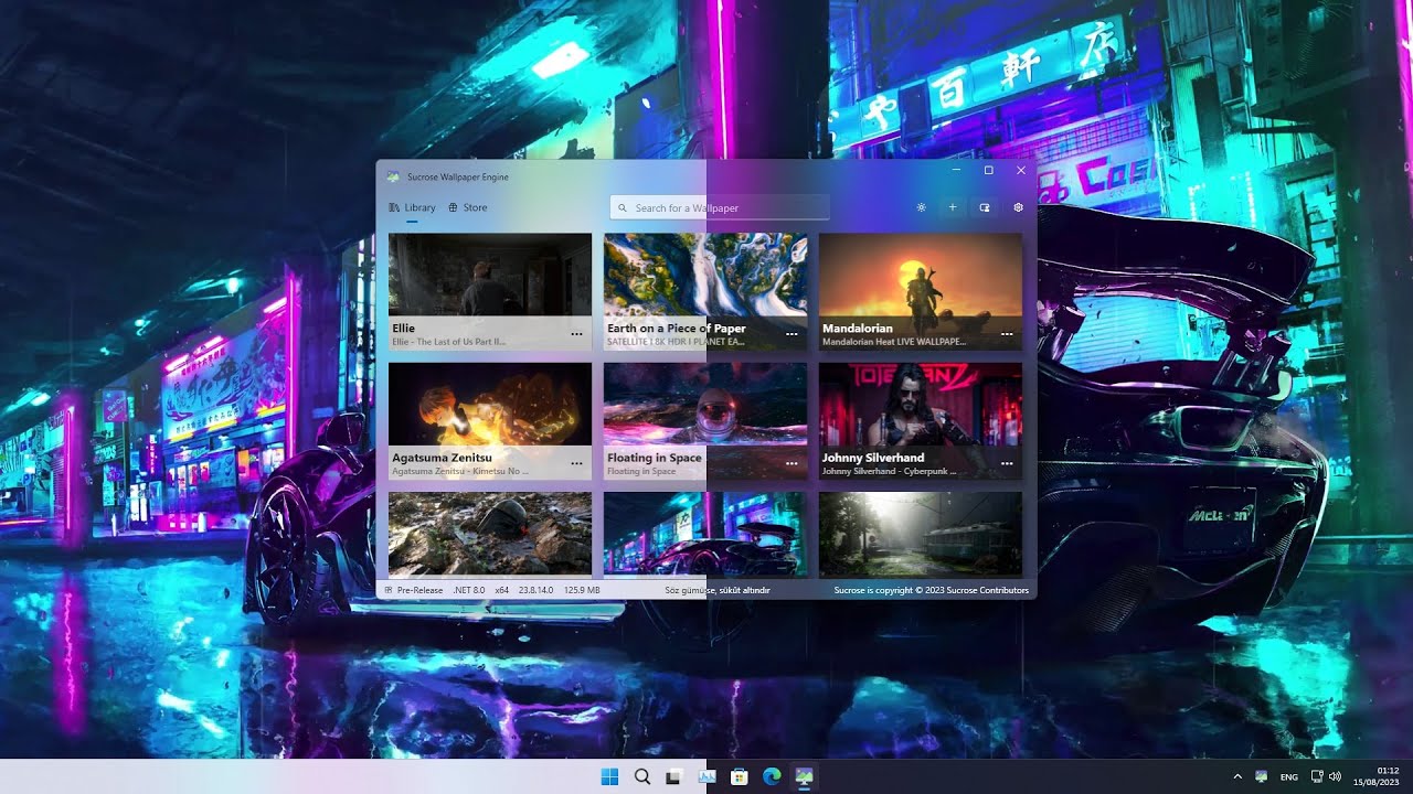 Sucrose Wallpaper Engine - Pre-Release Overview 2 - YouTube