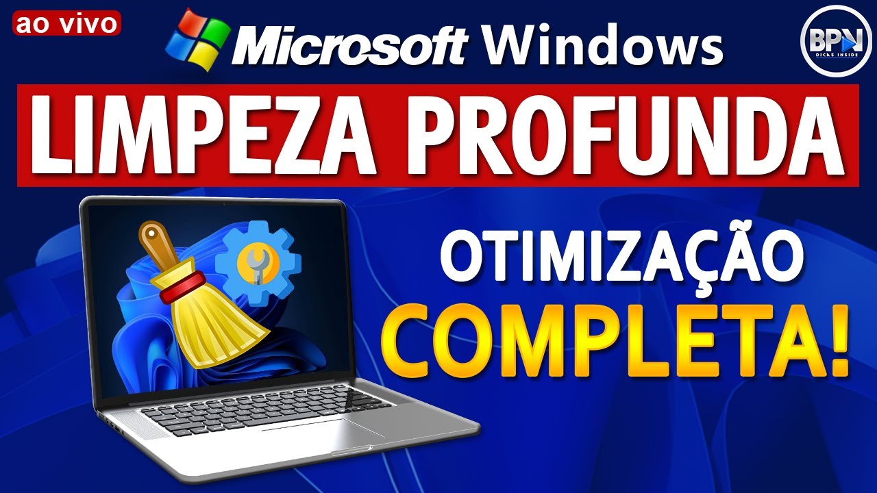 Como fazer uma LIMPEZA COMPLETA no Windows OTIMIZAÇÃO TOTAL! - YouTube