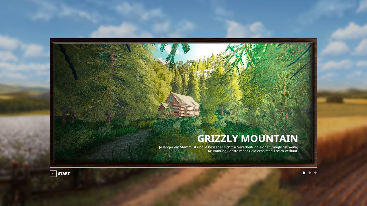 FS19 Grizzly Mountains Logging Map Fly Thru - YouTube