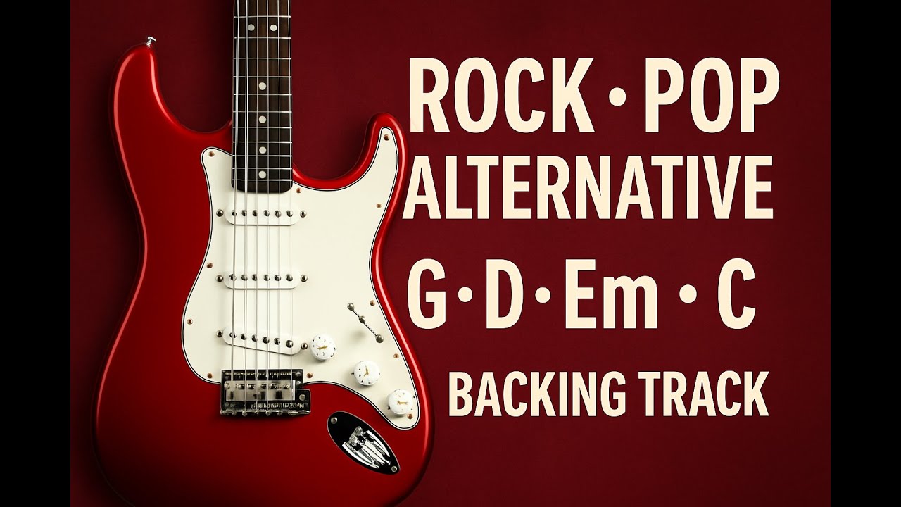G • D • Em • C • Rock • Alternative • Pop • Backing Track for Guitar ...