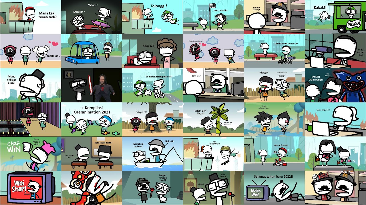 Full Kompilasi Tiber Caeranimation | Animasi Malaysia - YouTube