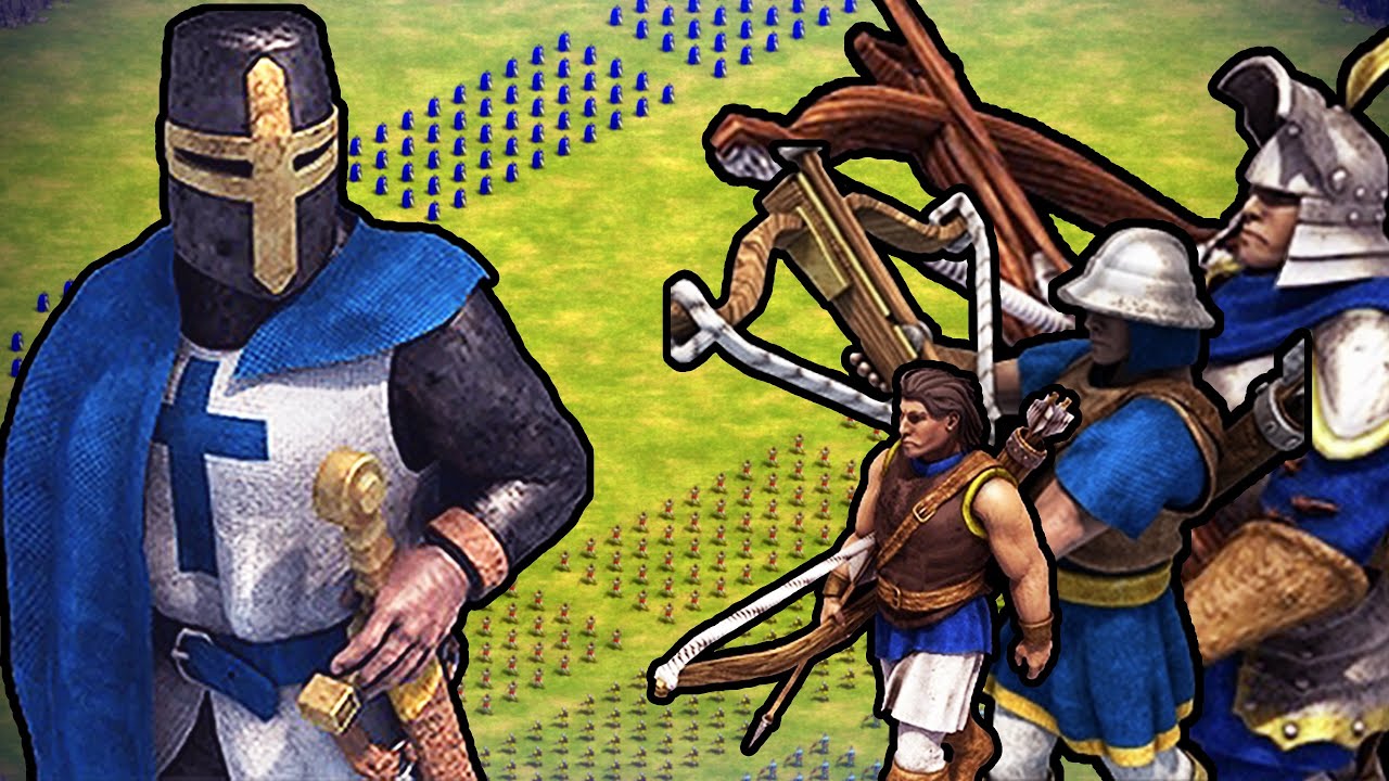 200 ELITE TEUTONIC KNIGHTS vs 200x ENTIRE ARCHER LINE | AoE II: DE ...