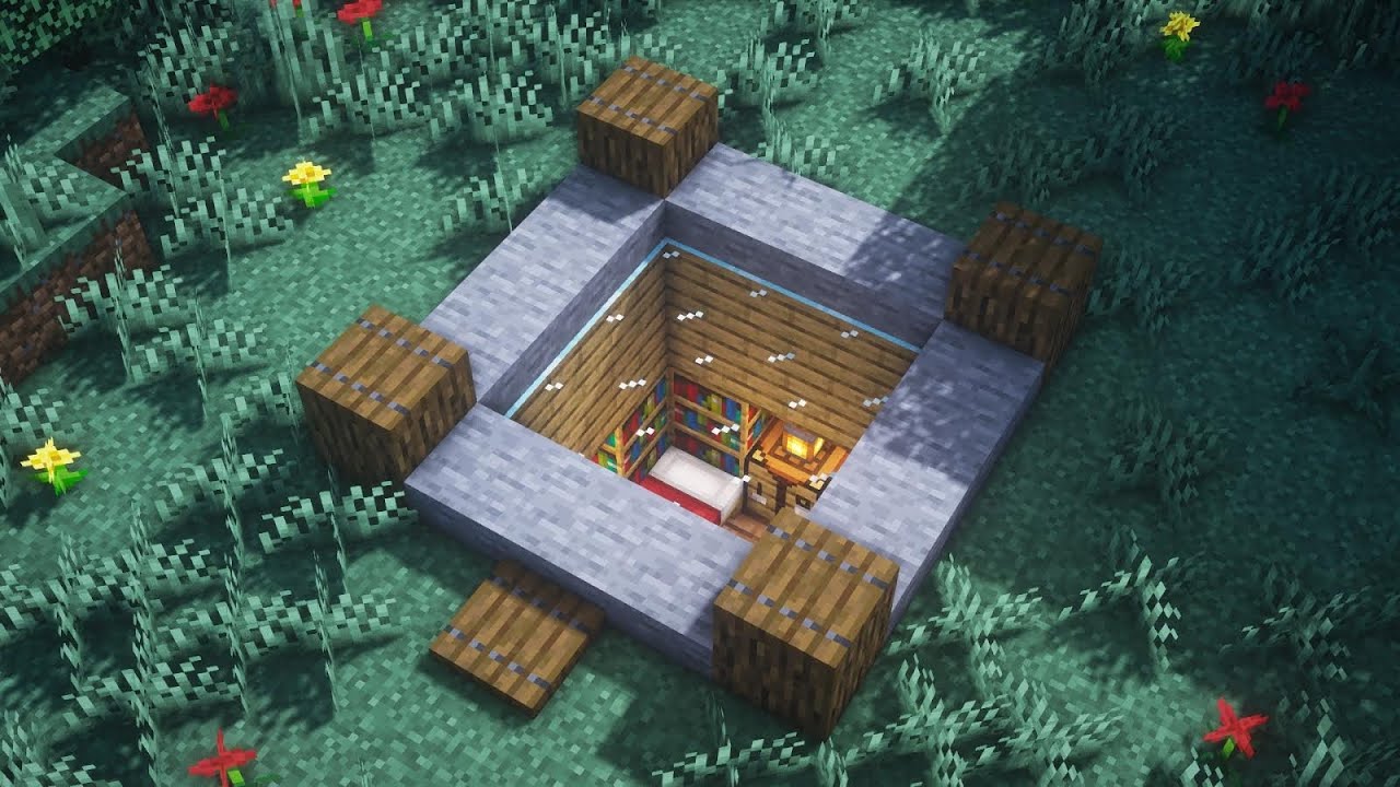 Minecraft: How To Build a Simple Underground House (easy) - YouTube