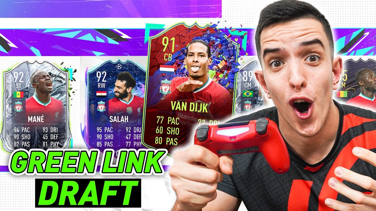 GREEN LINK DRAFT CHALLENGE! FIFA 21 - YouTube
