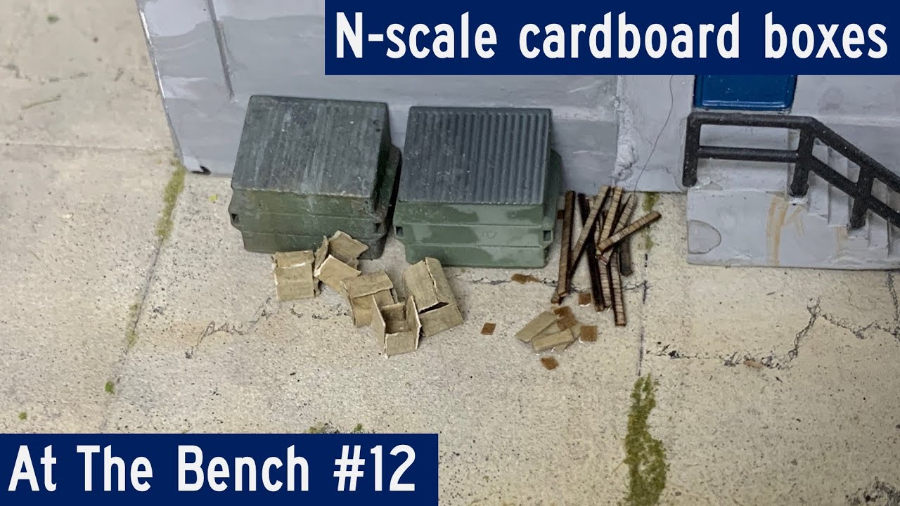 N Scale Cardboard Boxes | New Adventures in Finescale Modeling - YouTube