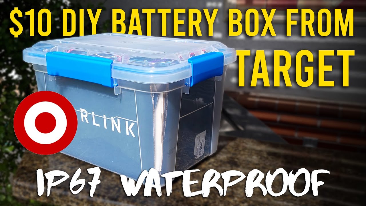 Cheap Waterproof Box For DIY LiFePO4 Battery from TARGET 🎯 // Bonus ...