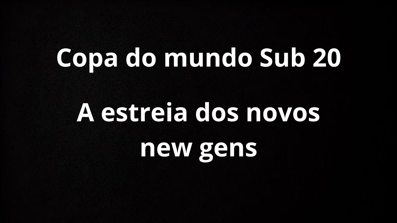 Copa do mundo Sub 20 ep 1 (O aviso da copa)/U20 World Cup ep 1 (The ...
