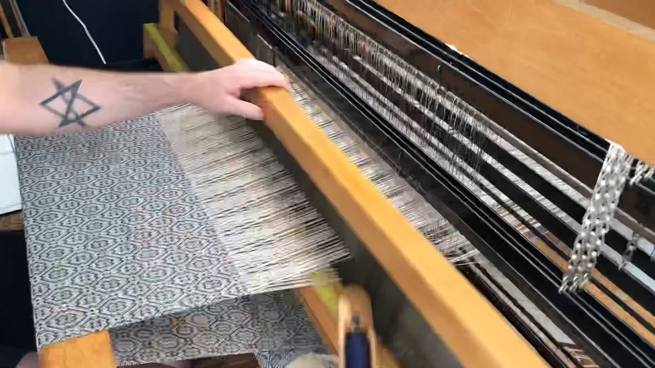Weaving time lapse - YouTube
