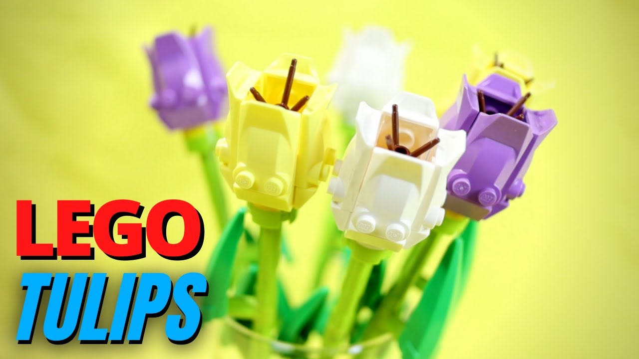 LEGO Flowers - LEGO Iconic Tulip 40461 - YouTube