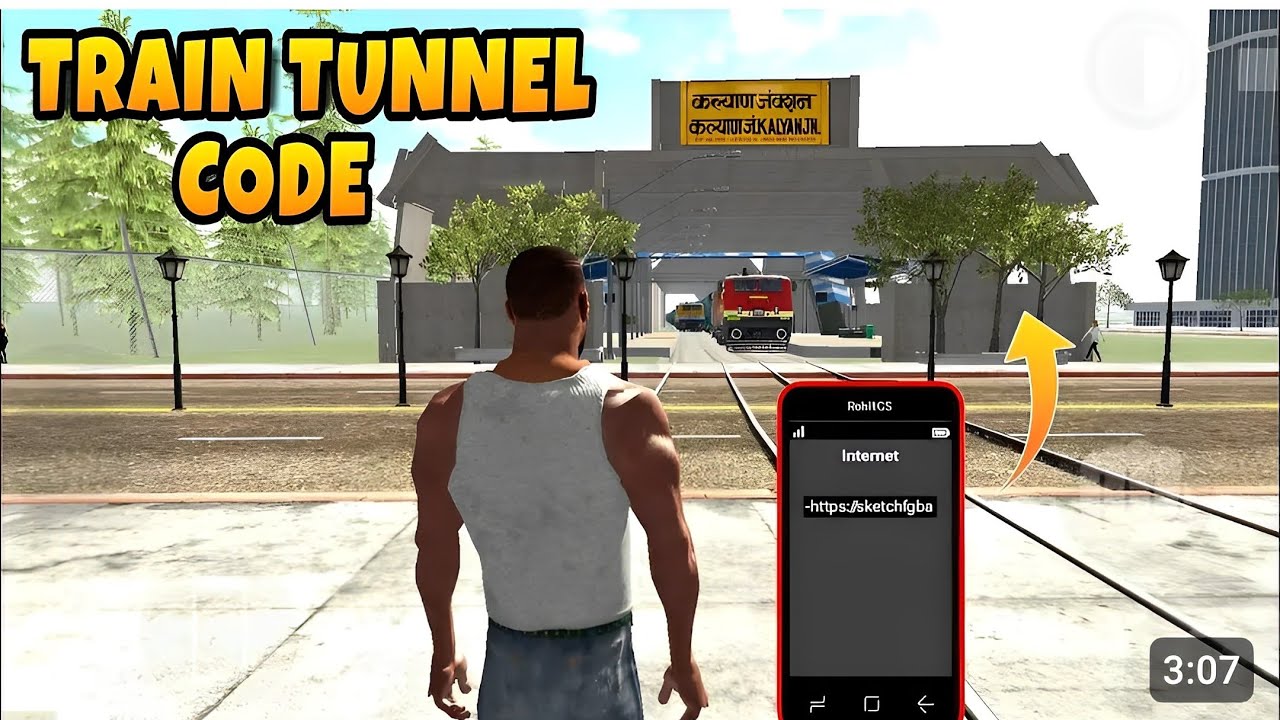 NEW TRAIN TUNNEL CHEAT CODE IN INTERNET 😨 INDIAN BIKE DRIVING 3D - YouTube
