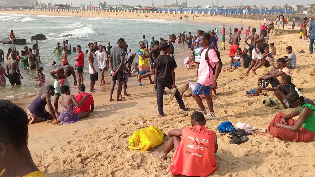 This is the Most Popular Beach in Monrovia, Liberia_Feb. 10, 2025 - YouTube