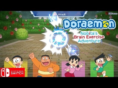 Doraemon Nobita's Brain Exercise Adventure Nintendo switch gameplay ...