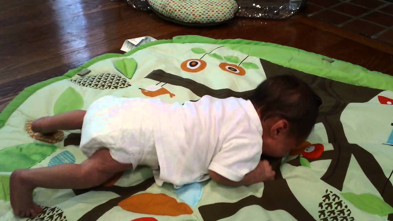 First Tummy Time for Riley 06-16-2012 - YouTube