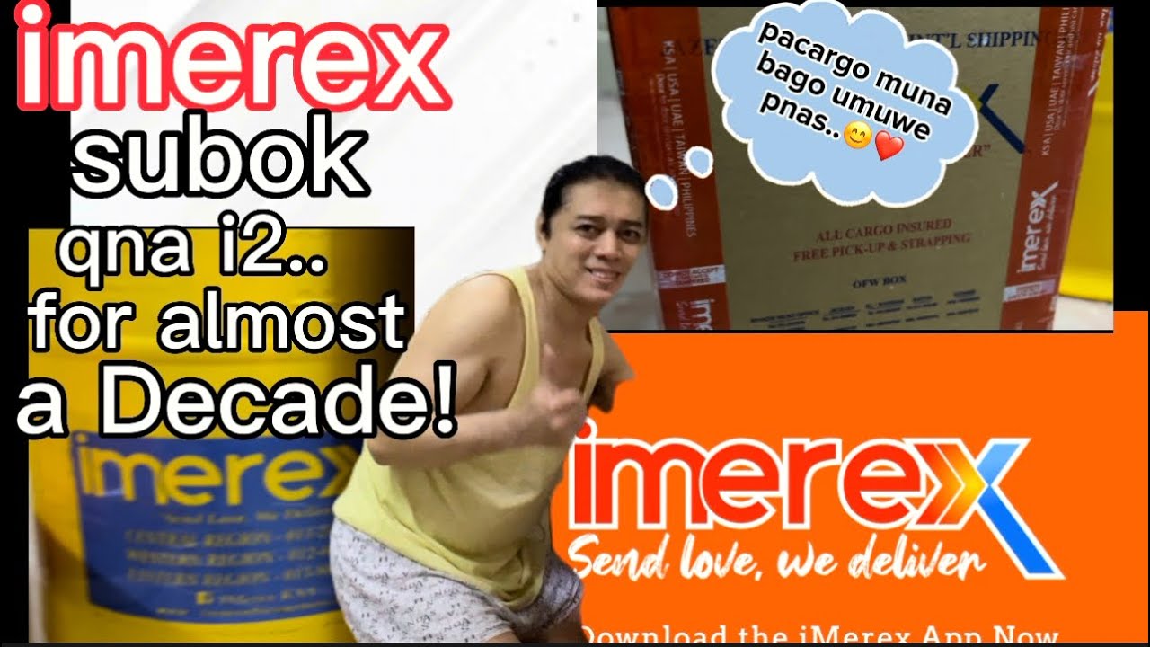 OFW CARGO/BALIKBAYAN BOX PADALA BAGO UMUWE NG PNAS - YouTube