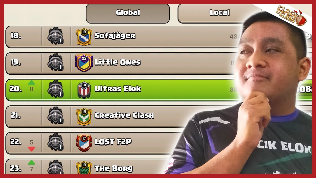 TOP GLOBAL 21???!! | CLAN CAPITAL TUTORIAL | COC MALAYSIA - YouTube