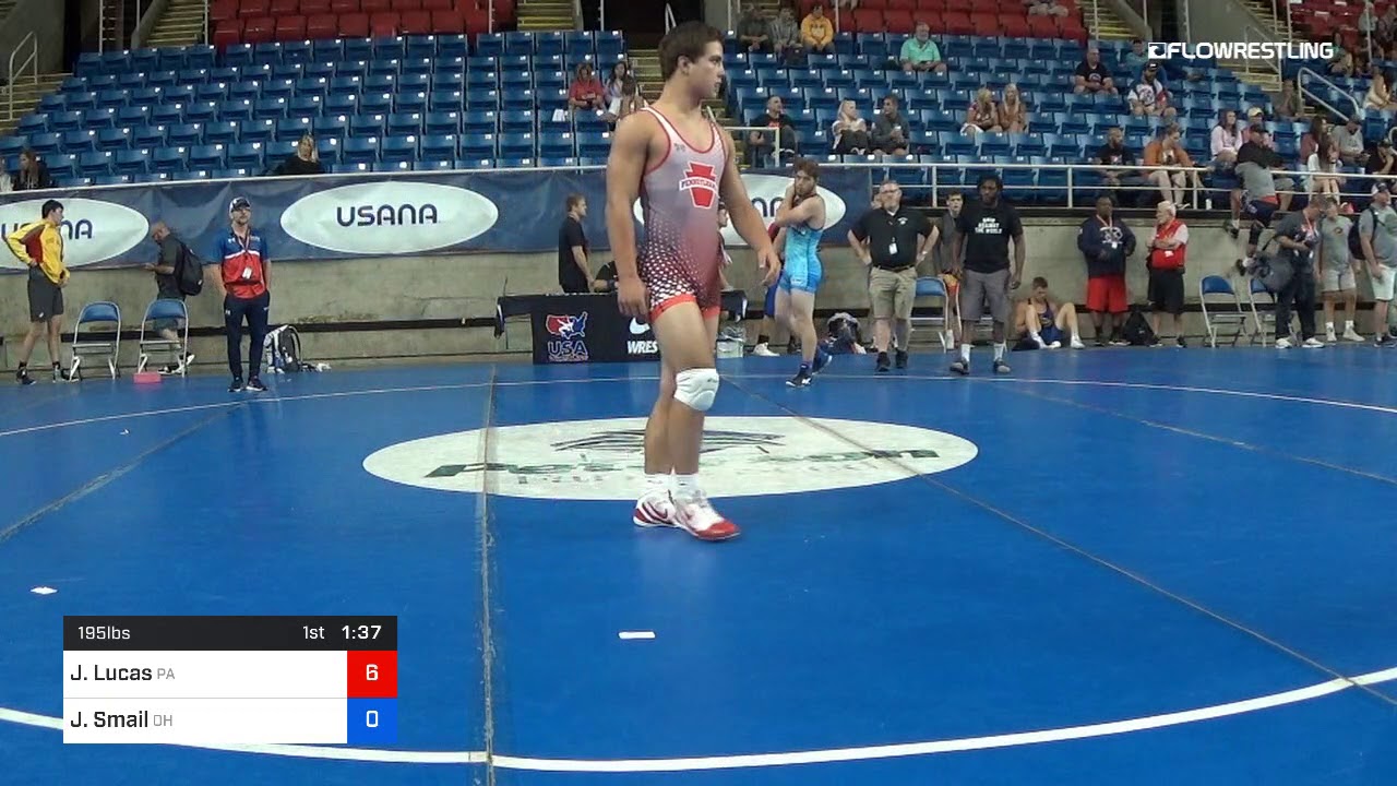 195 Lbs Rnd Of 64 Jake Lucas Pennsylvania Vs Jacob Smail Ohio - YouTube