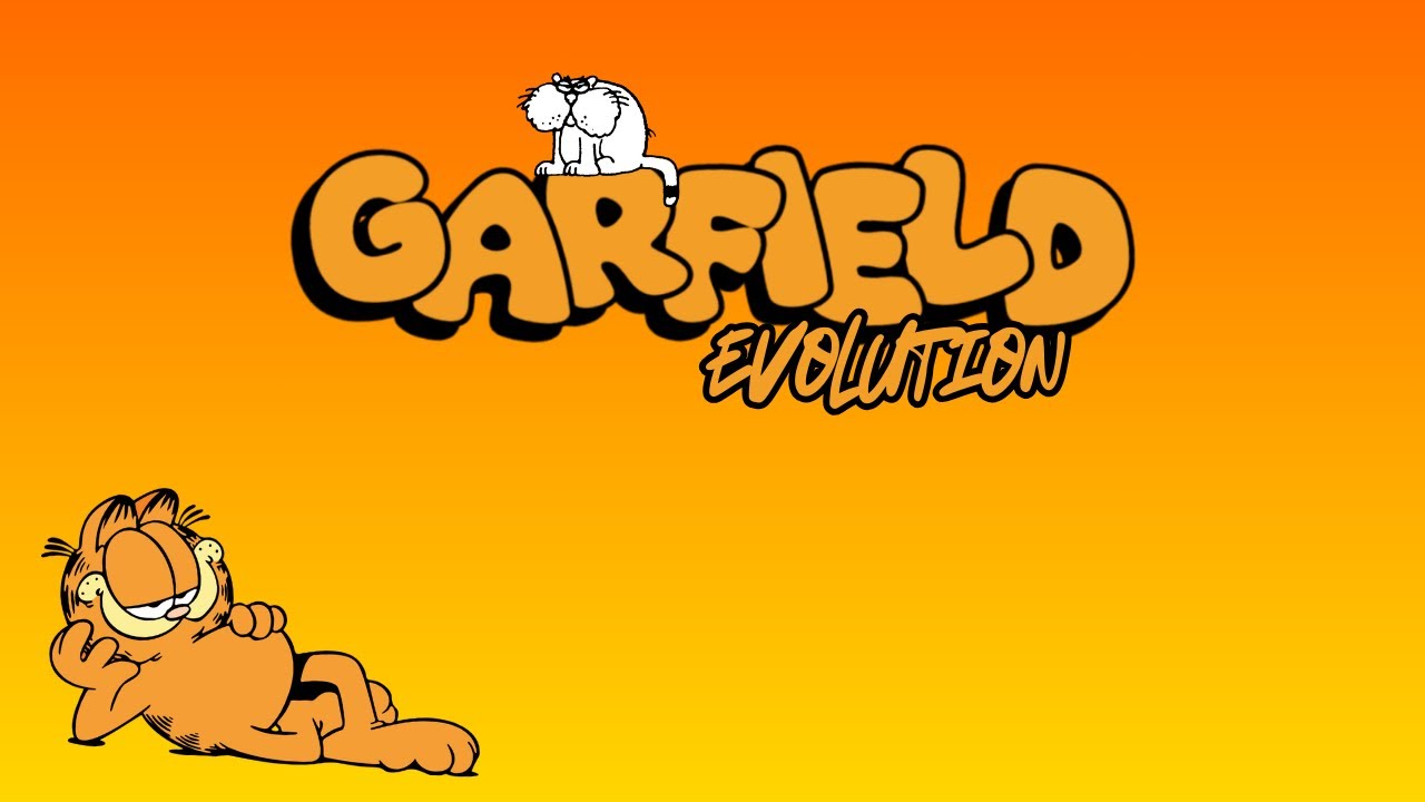 Garfield's evolution 1976-now - YouTube