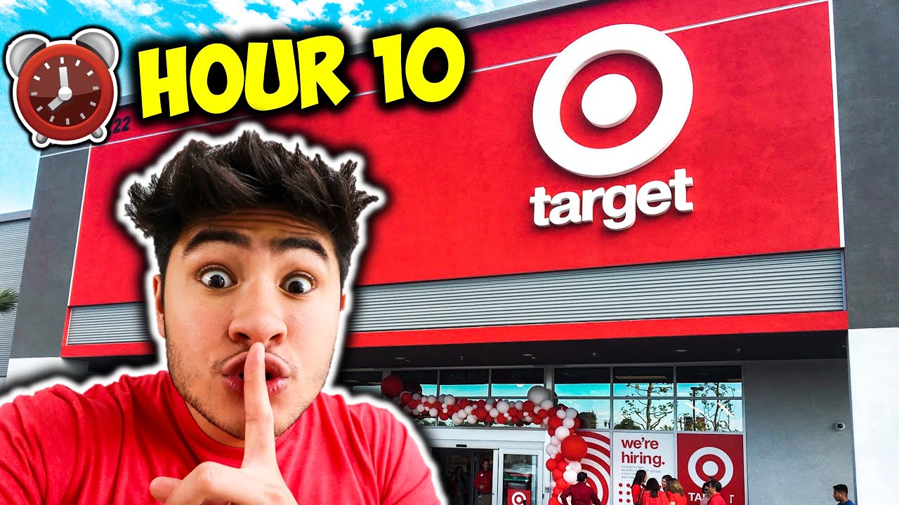 LAST TO LEAVE TARGET WINS $1,000 - YouTube