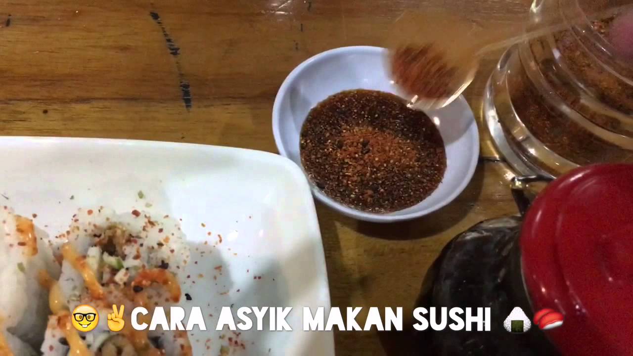 How to Make mix Sushi Soy Sauce - cara penyajian saos sushi - YouTube
