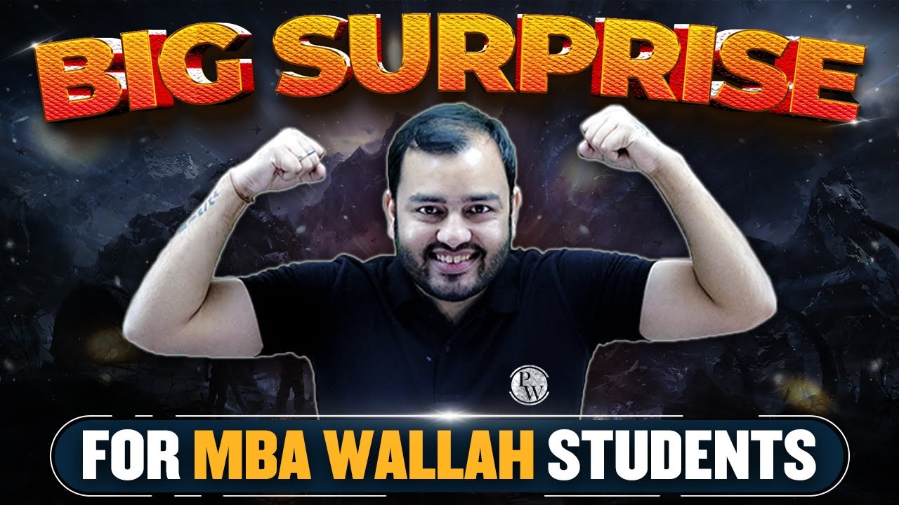 Big Surprise for MBA Wallah Students Coming Soon | MBA Wallah | Physics ...