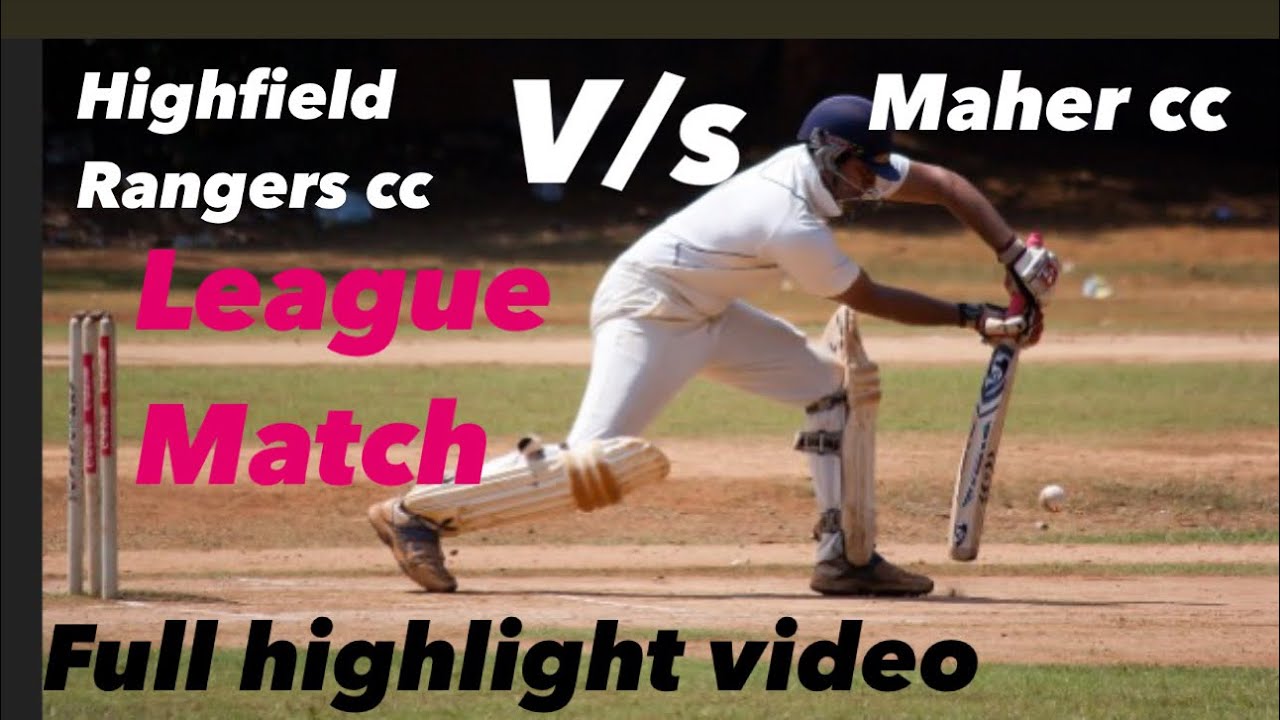 Highfield Rangers v/s maher cc highlight video||cricket match ...
