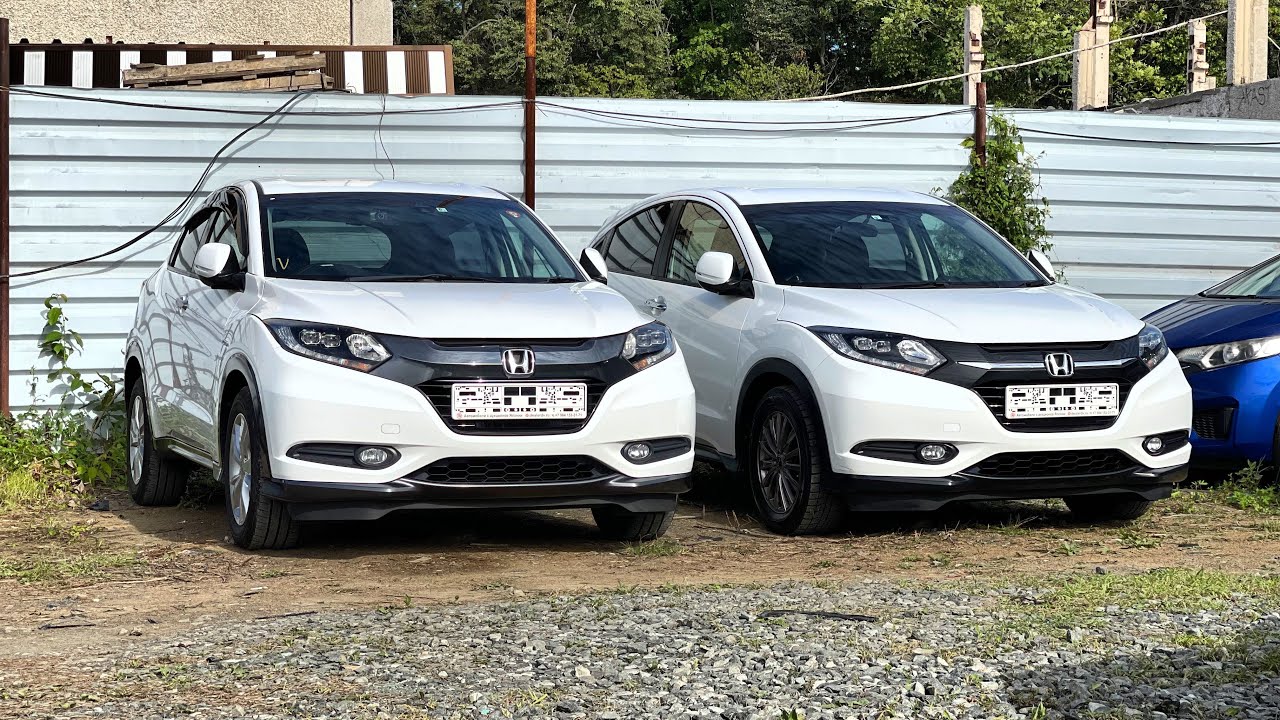 Honda Vezel RU1 и Honda Vezel RU3 в бюджет до 1.000.000 рублей - YouTube