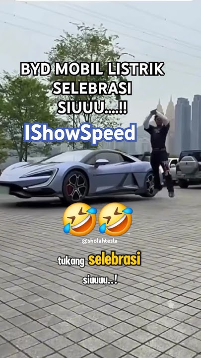 BYD mobil listrik selebrasi siuuuu Cristiano Ronaldo bersama IShowSpeed - YouTube