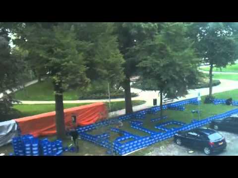 UIT 2011 Dag 1 (za) - Bouw BavArena