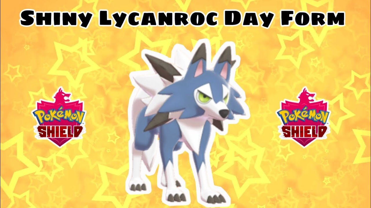 Shiny Lycanroc Day Form (Max Lair) - YouTube