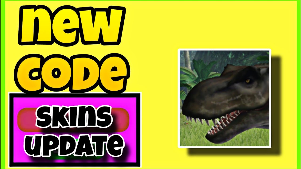 *SKINS* UPDATE NEW WORKING CODE BE DINO ROBLOX | BE DINO CODE - YouTube