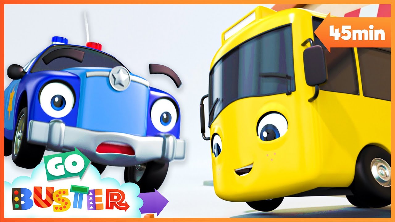 🔒🚨 Buster Meets The Police! 🔒🚨 | Go Learn With Buster | Videos for Kids ...
