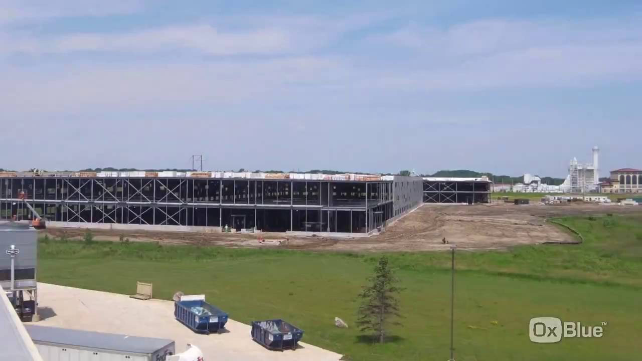 Construction of the SageGlass HVM plant, in time-lapse - YouTube