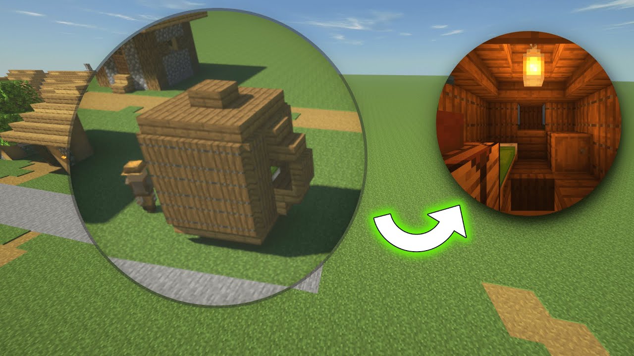 [Minecraft] How to build a easy Survival House (Tea Cup) - YouTube