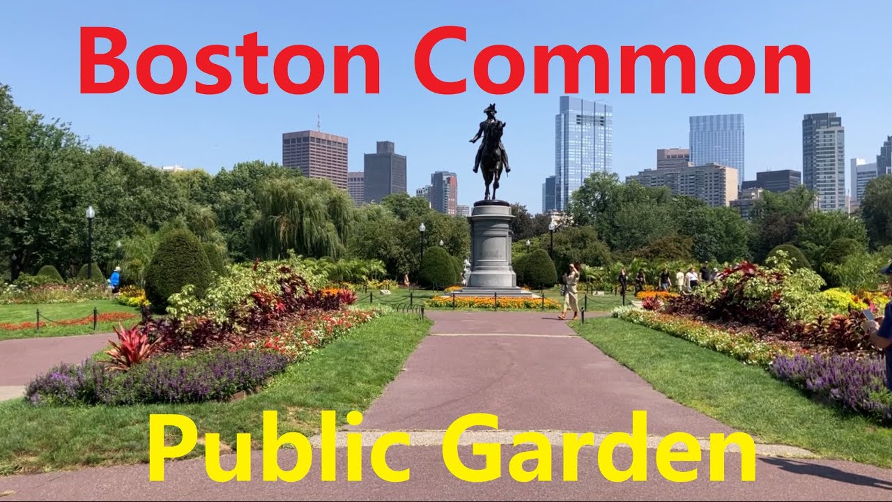 Boston Common & Public Garden – A Spring Walk - YouTube