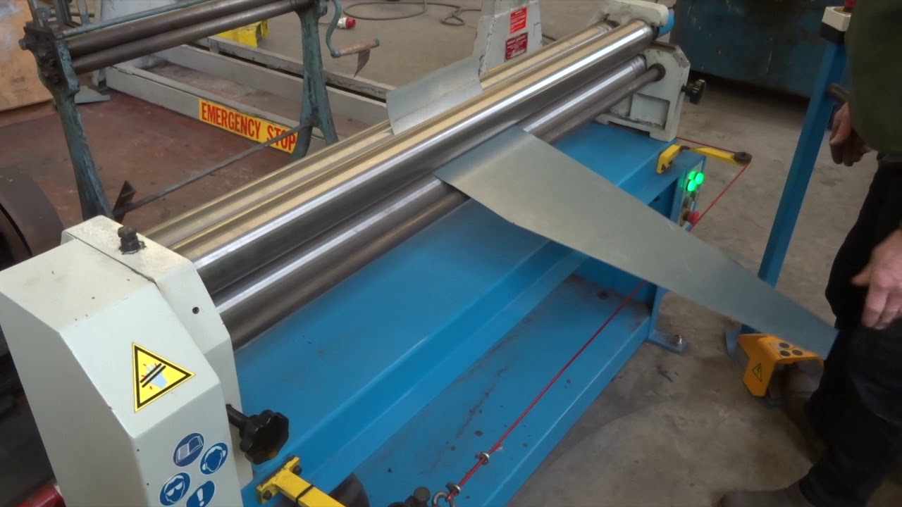 APR 1300X15 Electric Slip Roller Pyramid Rollers - YouTube