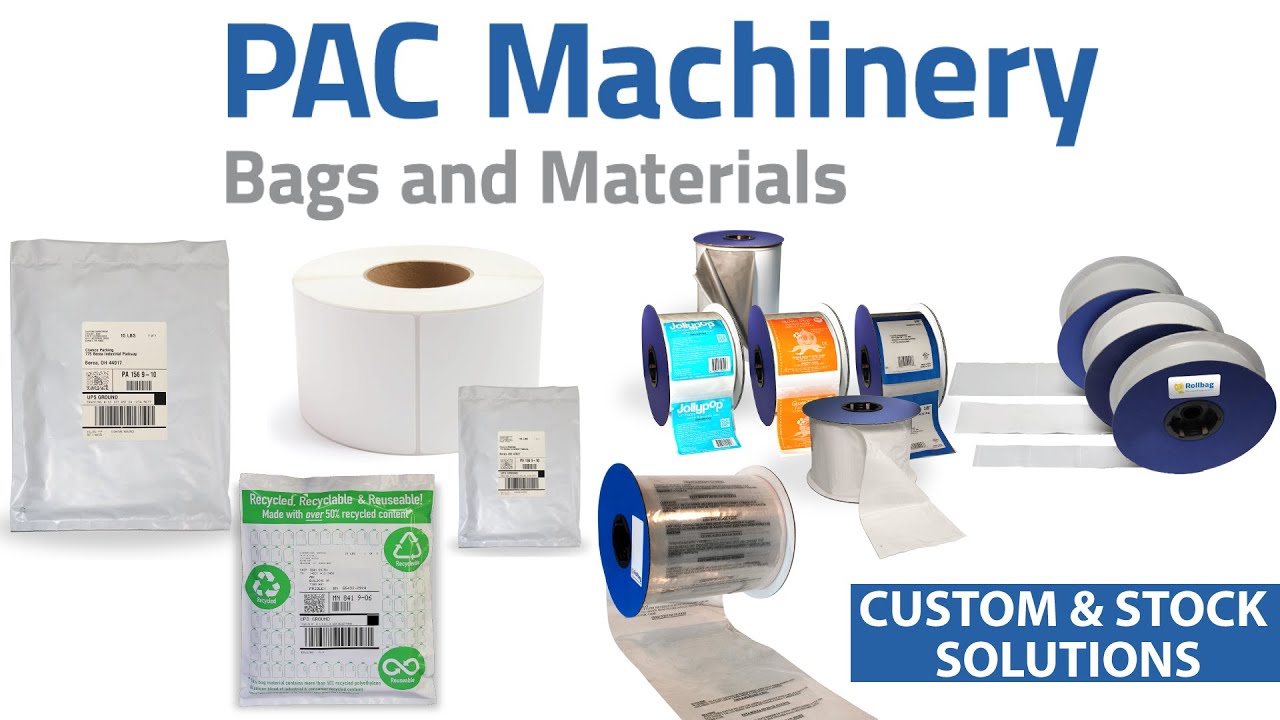 PAC Bags and Materials product offering overview - YouTube