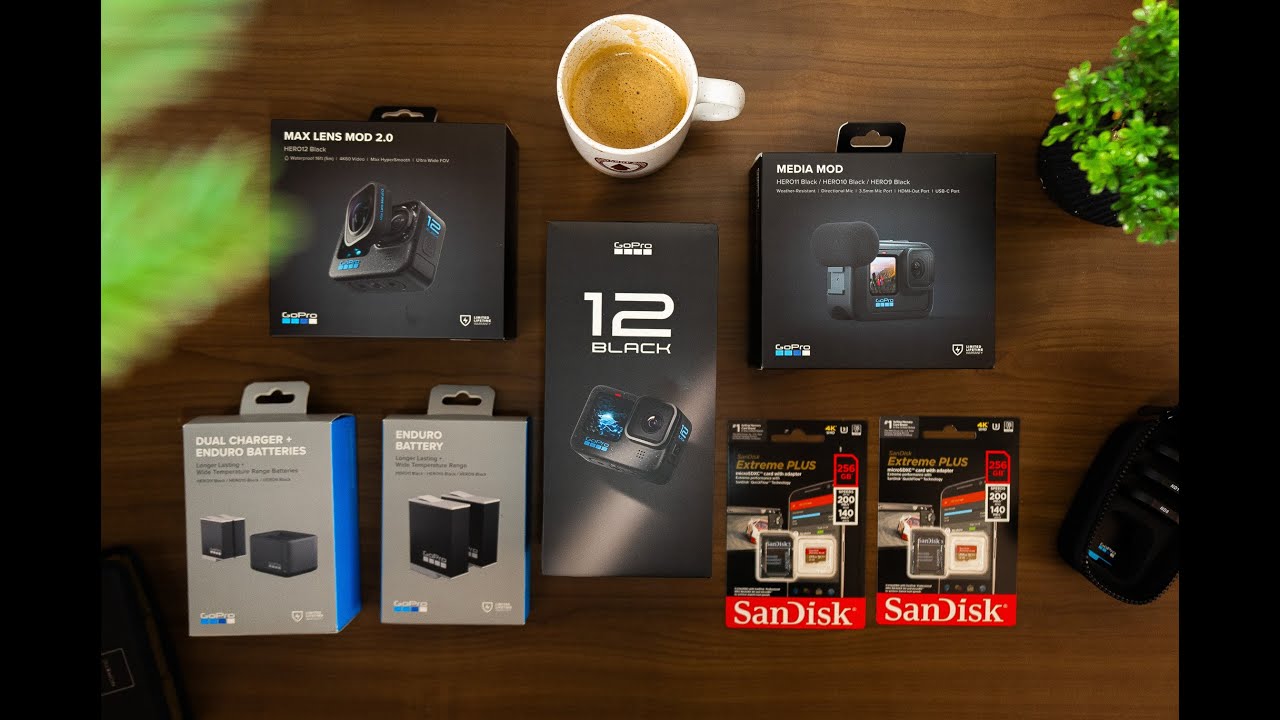 GoPro HERO 12 Unboxing & Setup: MustHave Accessories +The ULTIMATE ...