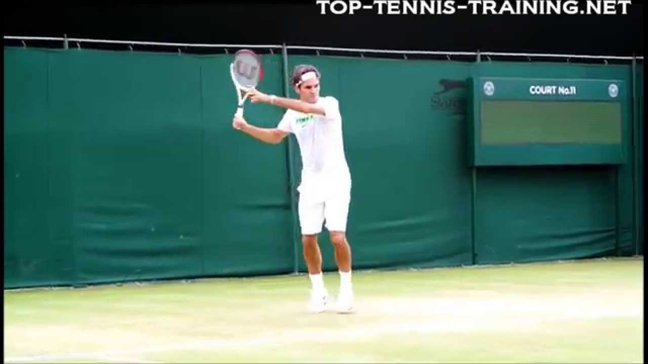 Roger Federer Training 2012 - YouTube